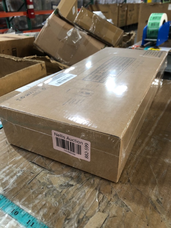 Meetion Wireless Keyboard And Mouse Full Sized Cordless Keyboard With Wrist Rest And 3 Dpi