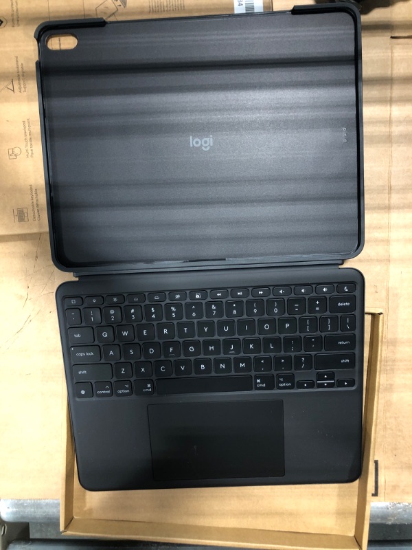 Logitech Combo Touch iPad Air 13-inch (M2 & M3)(2024 & 2025) Keyboard ...