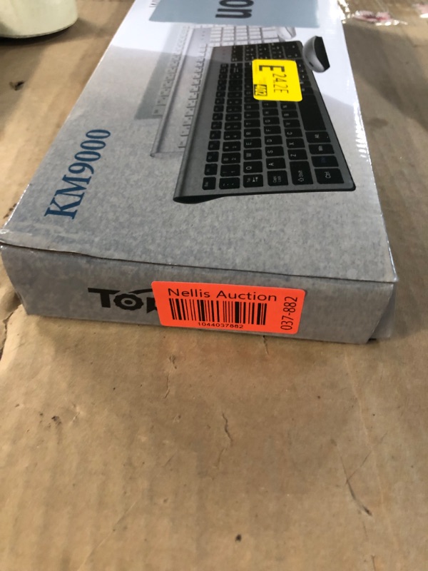 Wireless Keyboard and Mouse Ultra Slim Combo, TopMate 2.4G Silent ...