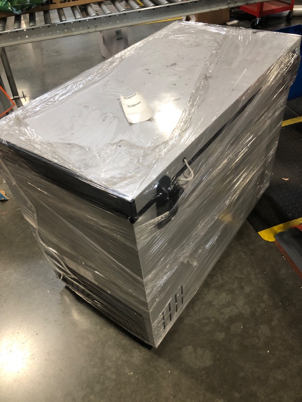 Commercial Chest Freezer, 10.2 Cu.Ft Chest Freezer 6 Temp Control(-0.4 ...