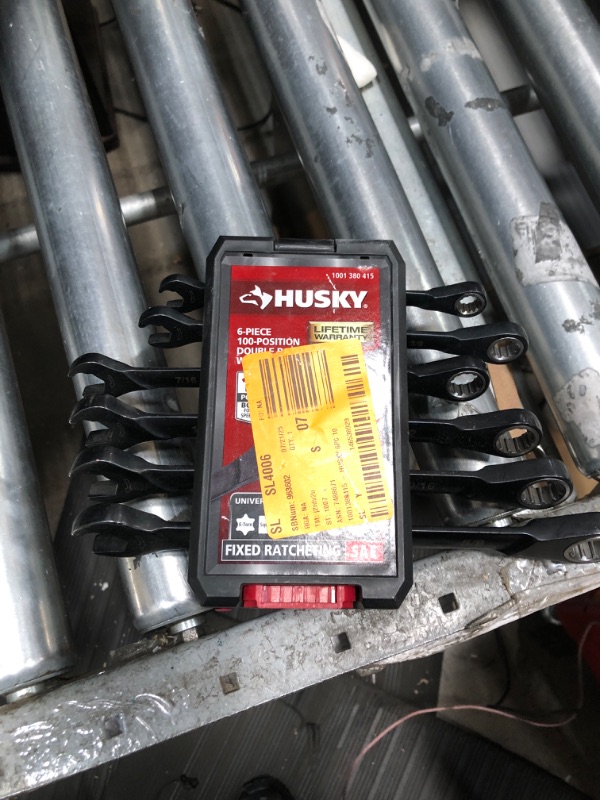Husky 100-Position Double Ratcheting SAE Wrench Set (6-Piece ...
