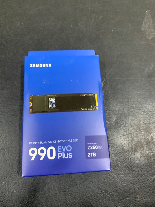SAMSUNG 990 EVO Plus SSD 2TB, PCIe Gen 4x4, Gen 5x2 M.2 2280, Speeds Up-to 7,250 MB/s, Upgrade ...