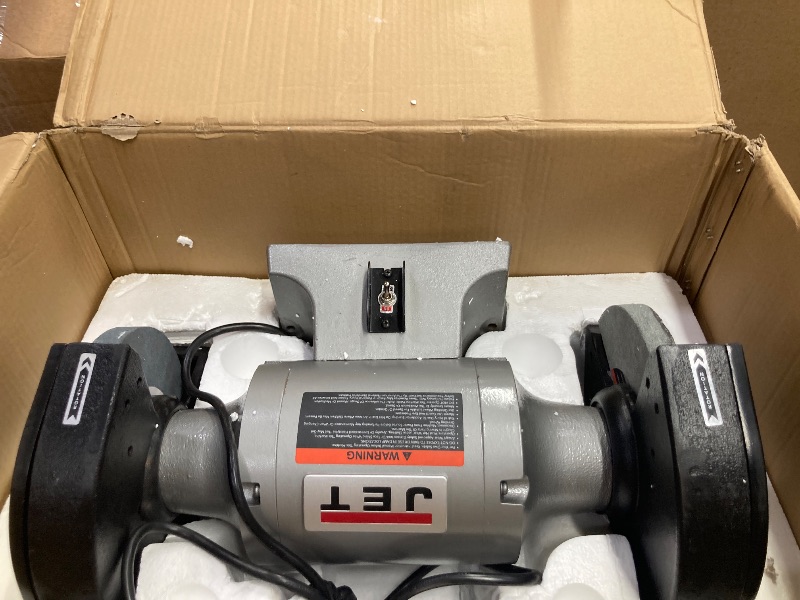 JET 10-Inch Bench Grinder, 1750 RPM, 1 HP, 120V 1Ph (Model JBG-10) for ...