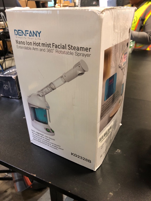 Facial Steamer - DENFANY Nano Ionic Face Steamer with Extendable 360 ...