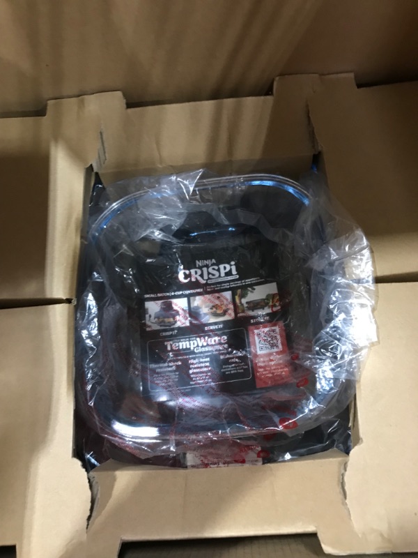 Ninja Crispi 4-in-1 Portable Glass Air Fryer Cooking System, 1500W, 4QT ...