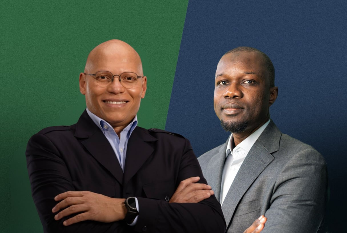 Senegal - Élection Présidentielle : Karim Wade et Ousmane Sonko ...