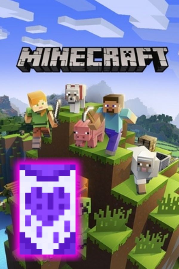 Minecraft with Purple Heart cape Account starting at just 336.6 THB ...