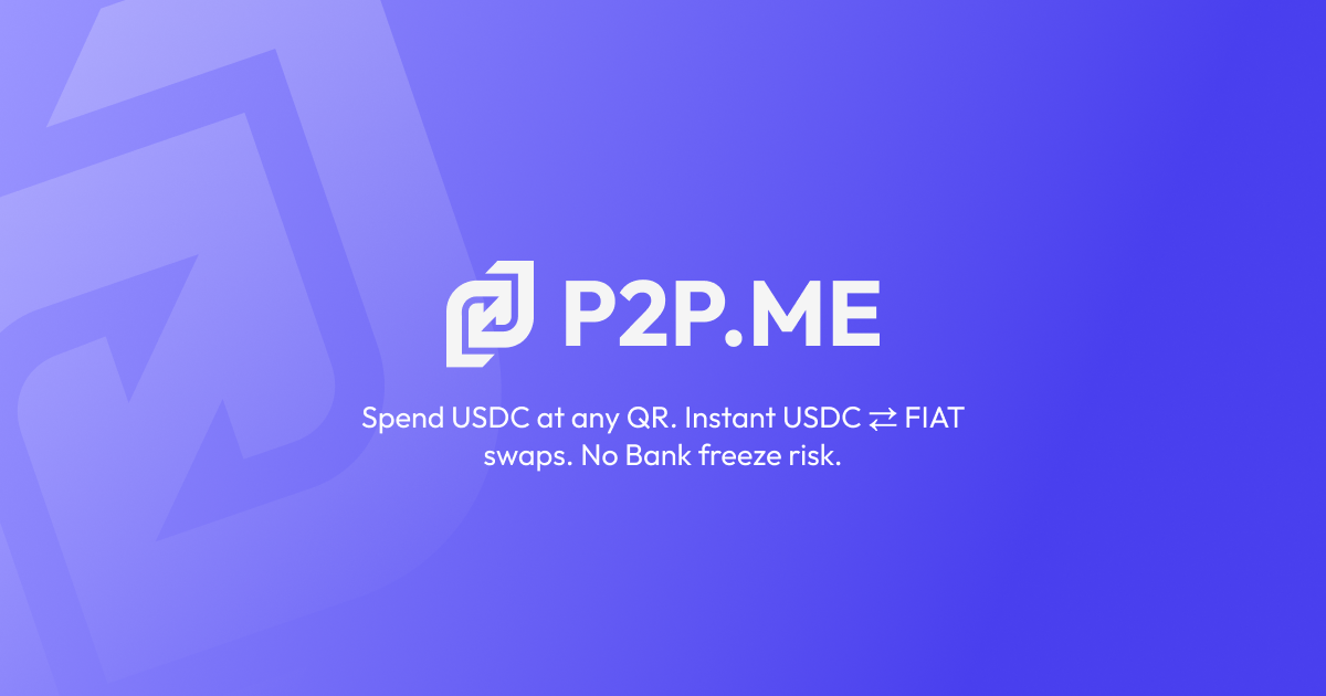 P2P.me - Pay with USDC at any QR