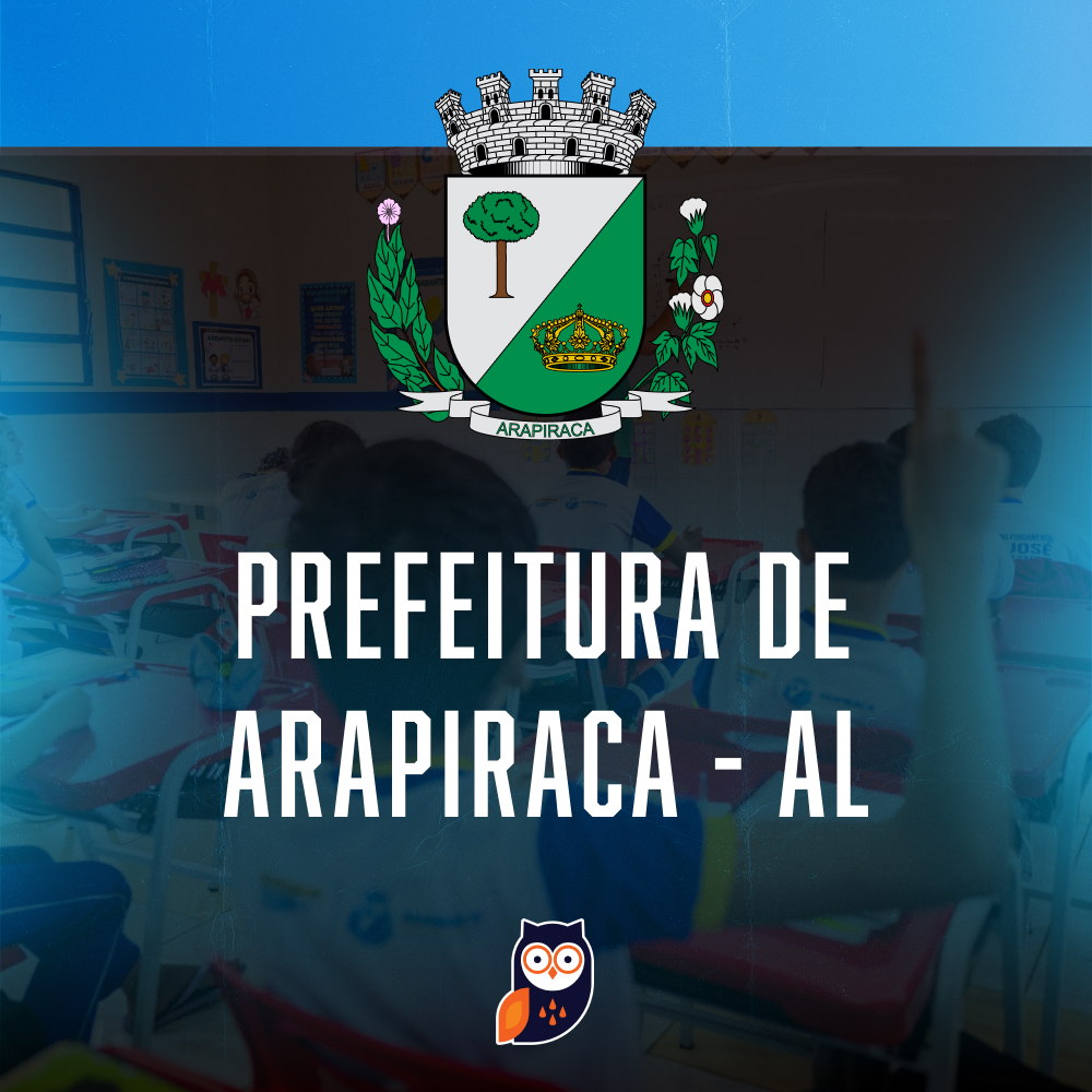 Curso para Curso Preparatório: Prefeitura Municipal de Arapiraca AL - Professor Atividade ...