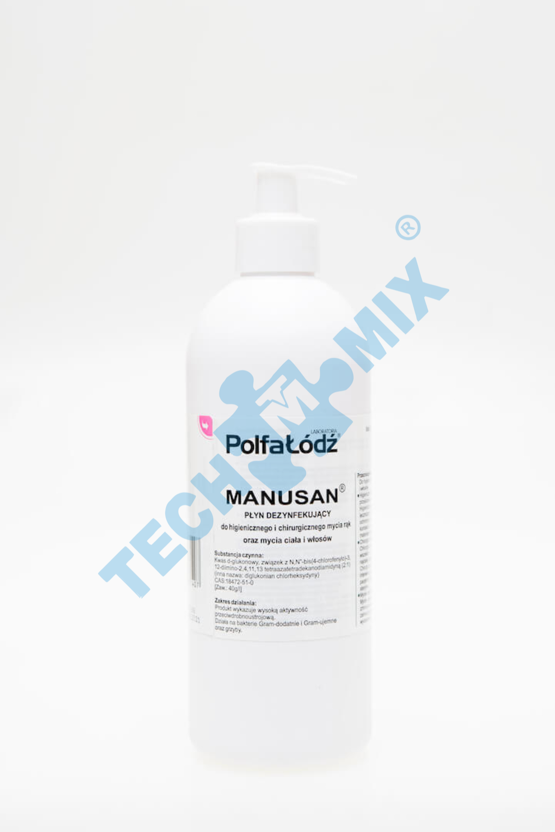 MANUSAN 500ML (PŁYN DEZYNFEKUJĄCY DO MYCIA RĄK, Z POMPKĄ) | TechMix.eu