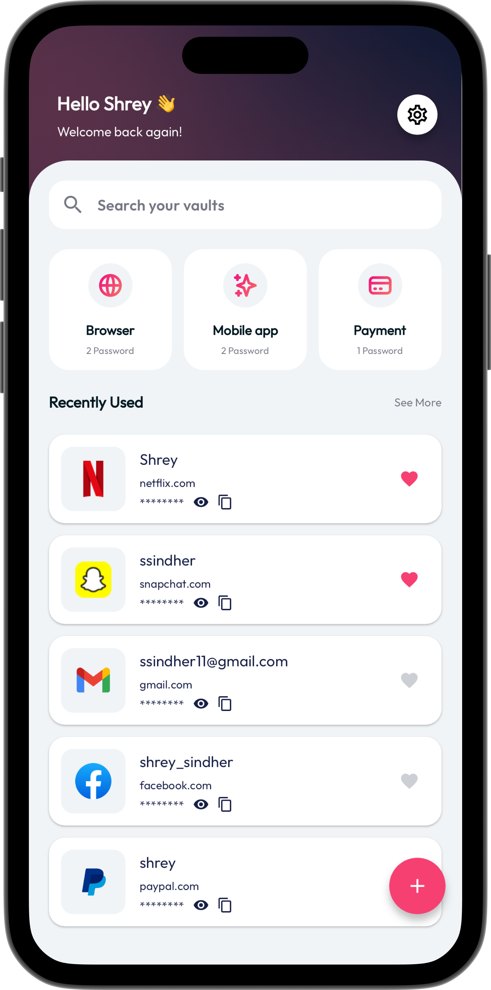 GitHub - ssindher11/PassVault: Your Secure Password Manager