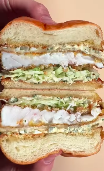 Fish Katsu Sando by chefboylee