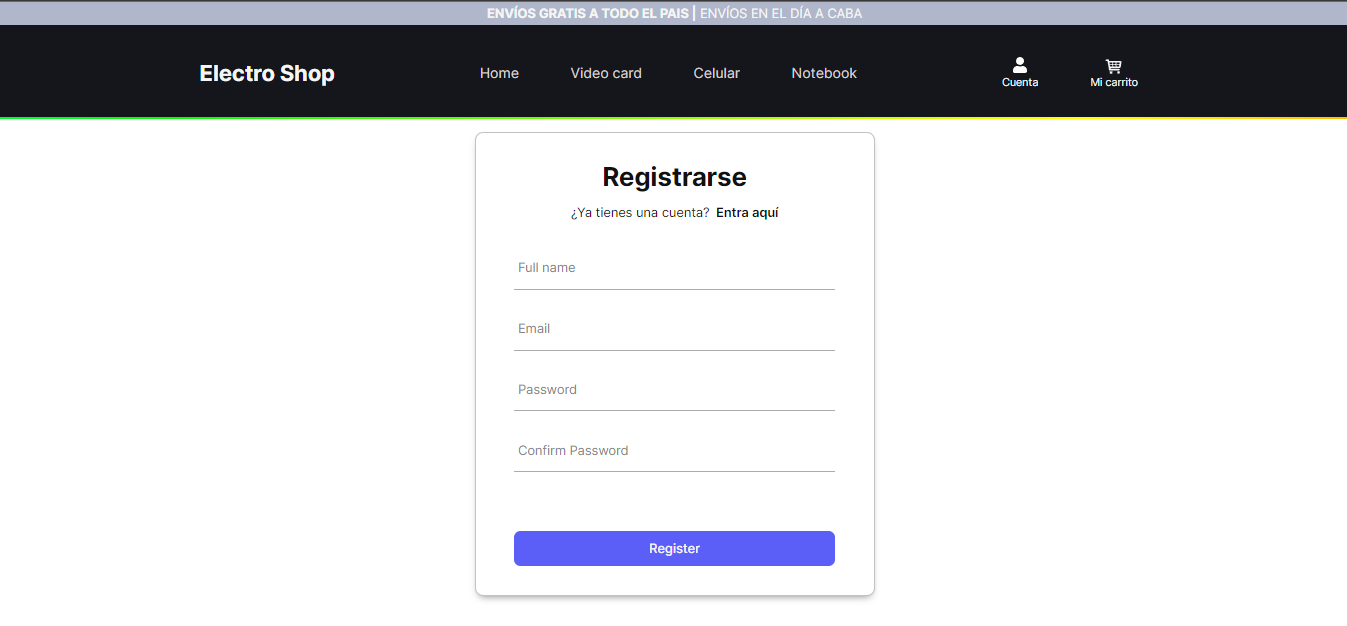 GitHub - Cachilox/Ecommerce-ElectroShop: Ecommerce simulator builded with React.js and Firestore.