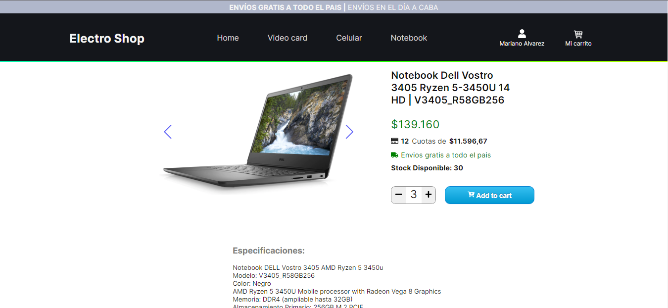 GitHub - Cachilox/Ecommerce-ElectroShop: Ecommerce simulator builded with React.js and Firestore.