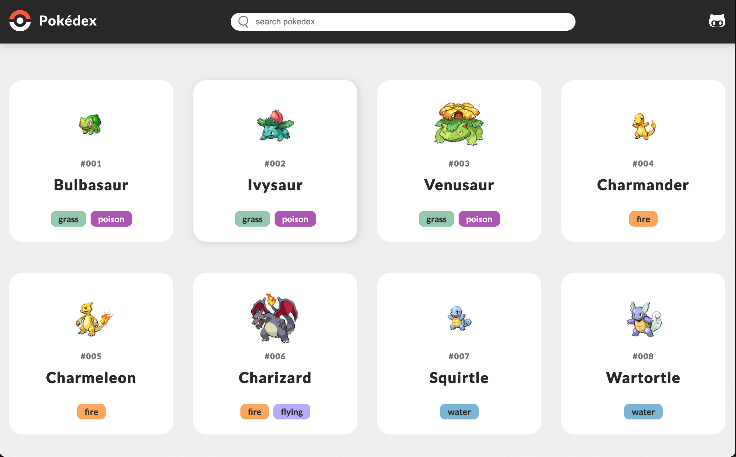GitHub - writhisdown/shinydex: A collection of gen 1 pokemon using the ...
