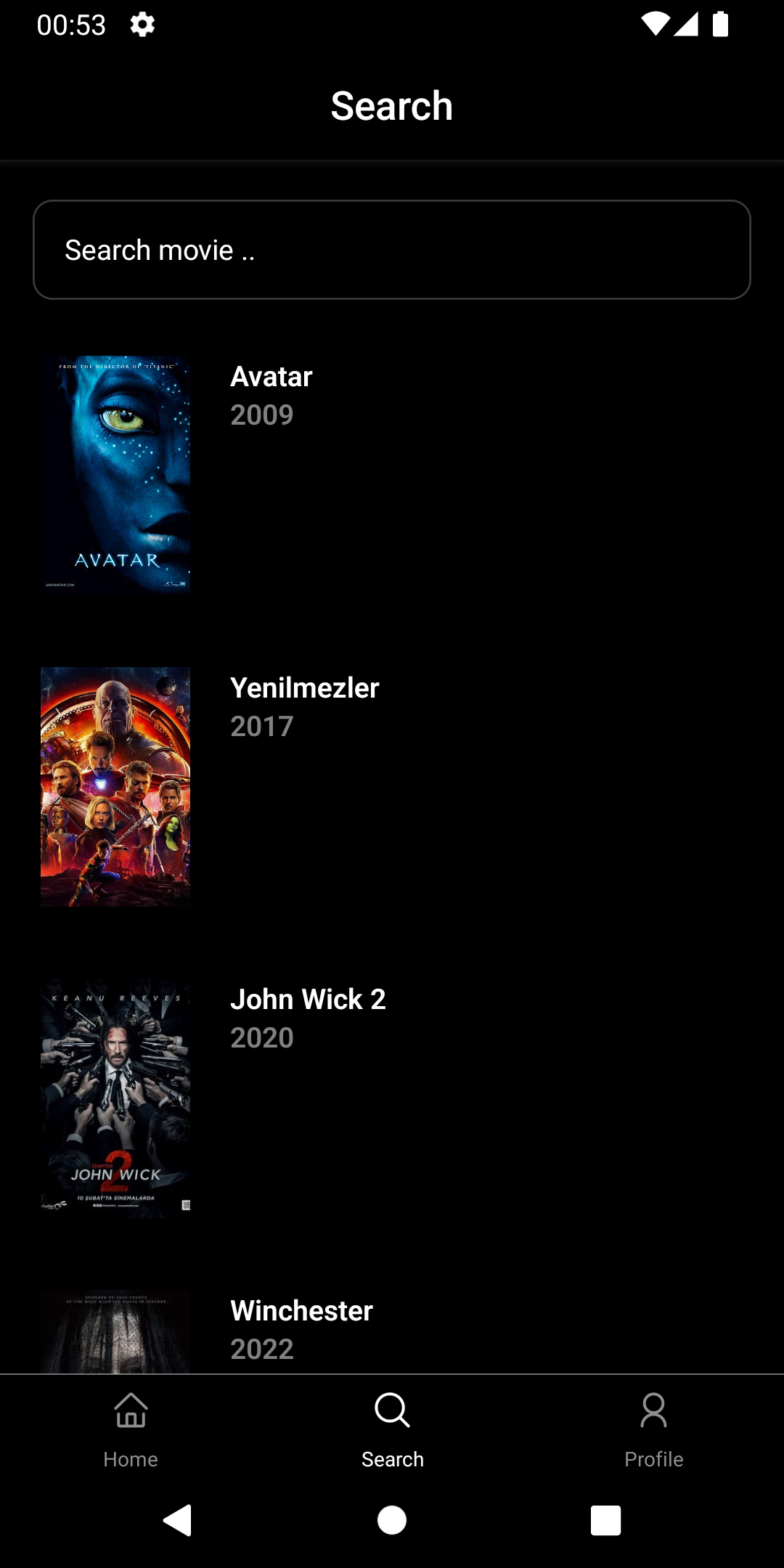 GitHub - muratunlu0/NetflixClone: I developed with React Native