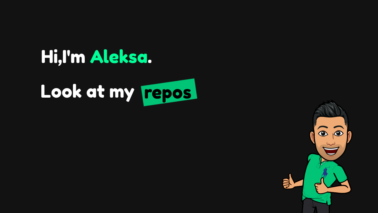 luxal99 (Aleksa Lukic) · GitHub