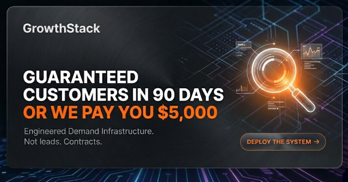 GrowthStack | Engineered Demand Infrastructure & AI Systems