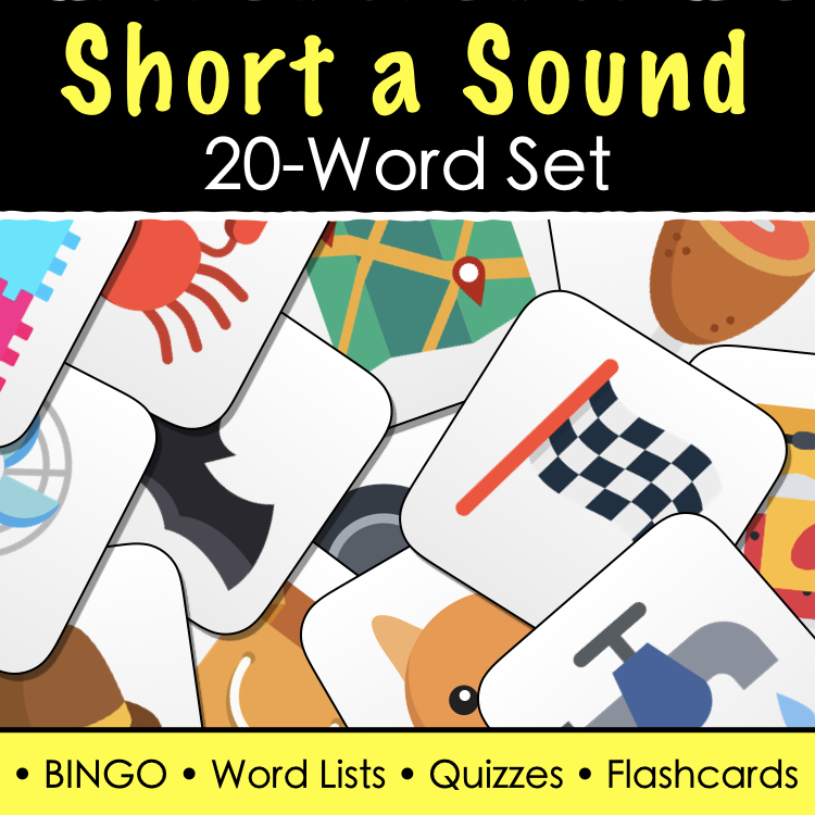 FREE Short a Vowel Sound Words - Vocabulary Lists, Tests, BINGO, and ...