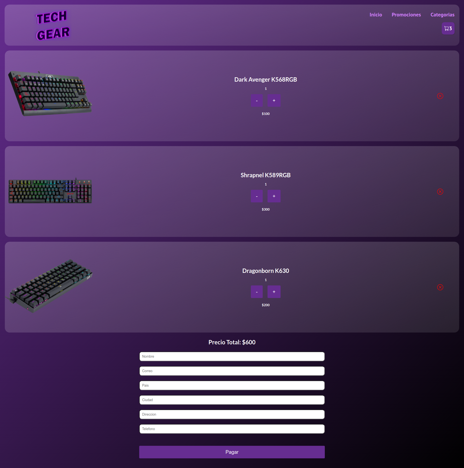 GitHub - Sonrak141/Tech-Gear: React e-commerce