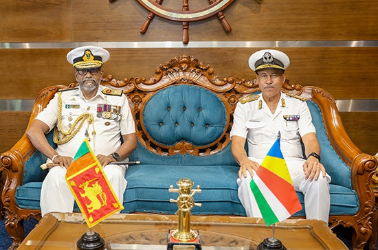 Chief of Defence Forces of Seychelles calls on Navy Commander | The Morning