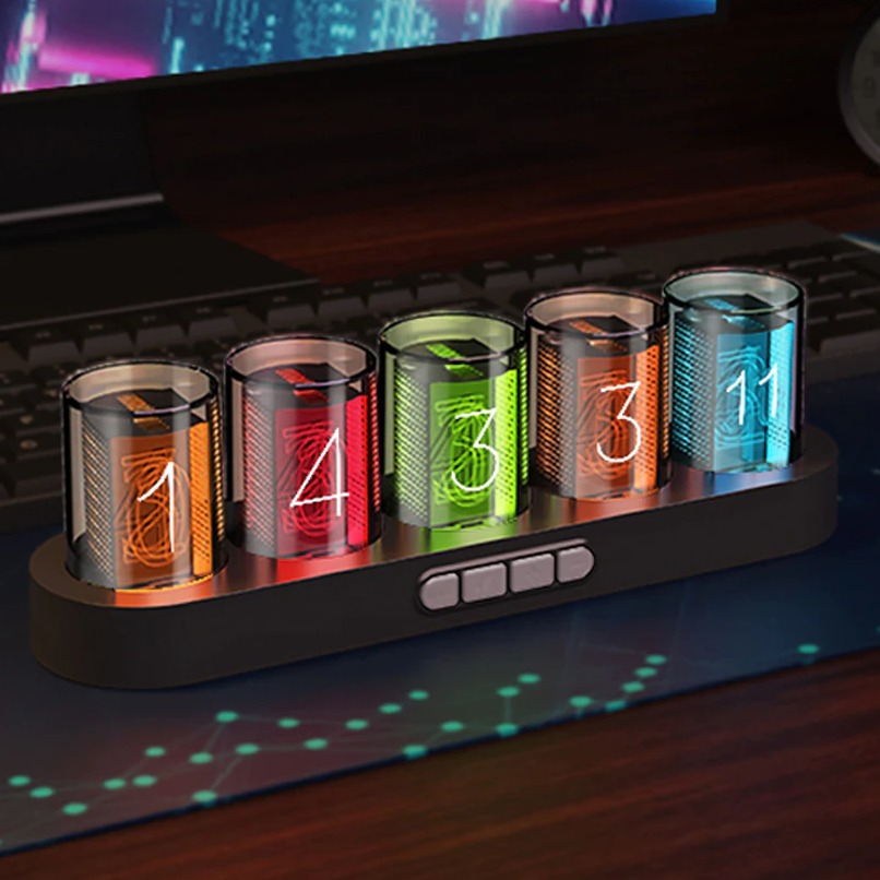 LED Tube Clock - $45.6 on AliExpress, via Thieve • thieve.co