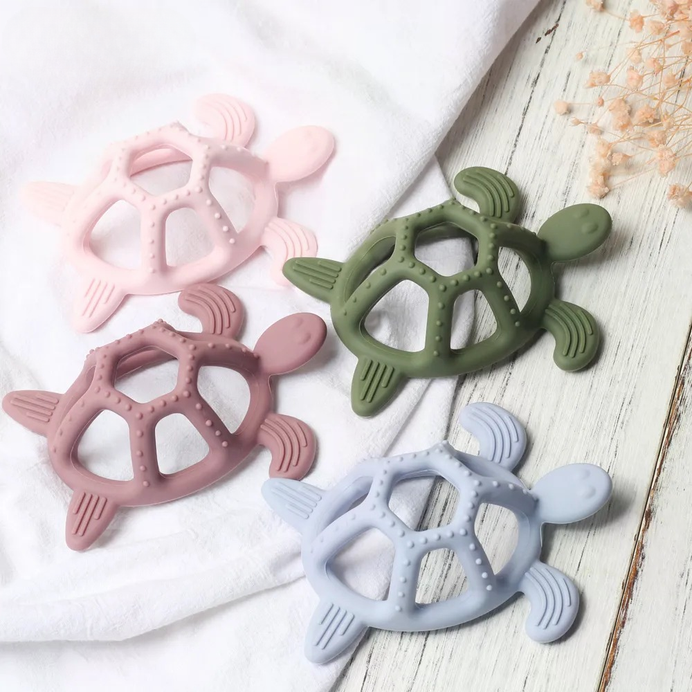 Silicone Teether Turtle - $2.42 on AliExpress, via Thieve • thieve.co