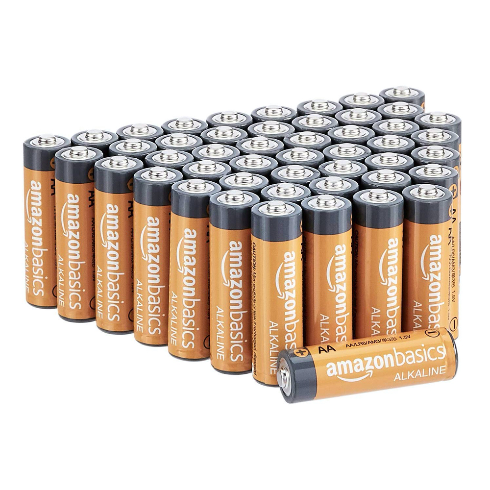 Stock up with 48 AA batteries from AmazonBasics on sale for just $10 Stock up with 48 AA batteries from AmazonBasics on sale for just $10