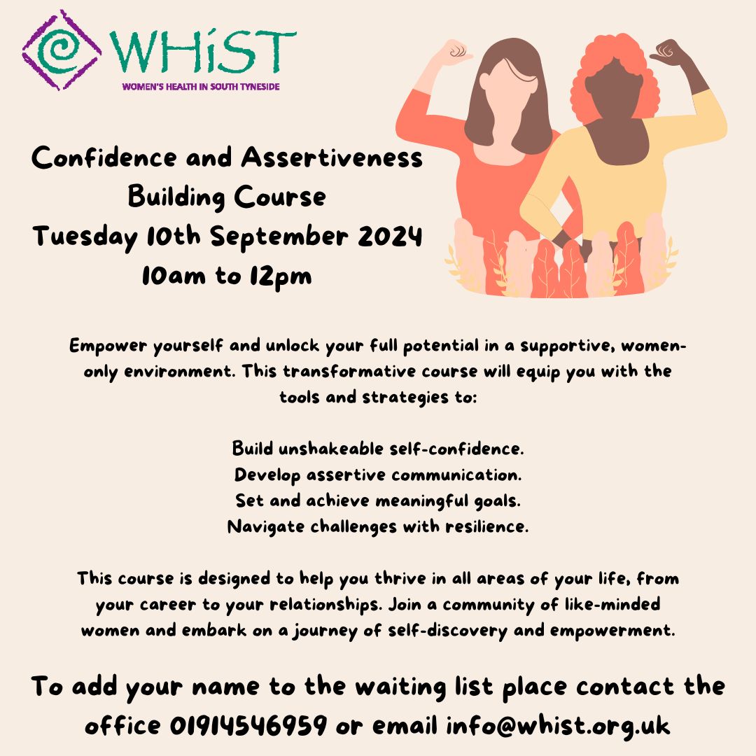 Assertiveness and Confidence Buildiing Course - Women's Health In South ...