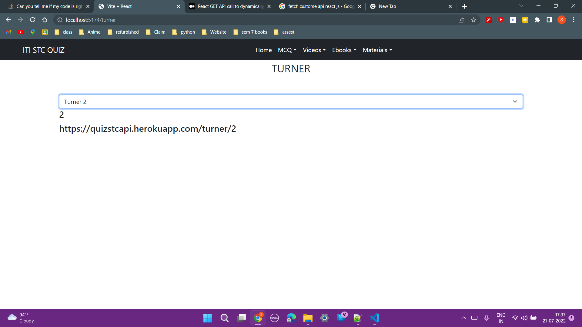 Reactjs Can You Tell Me If My Code Is Right Or Wrong Stack Overflow