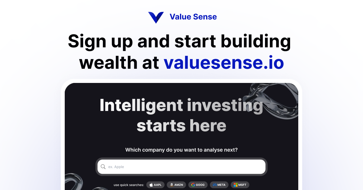Value Sense - Build wealth with next-gen intelligent investing