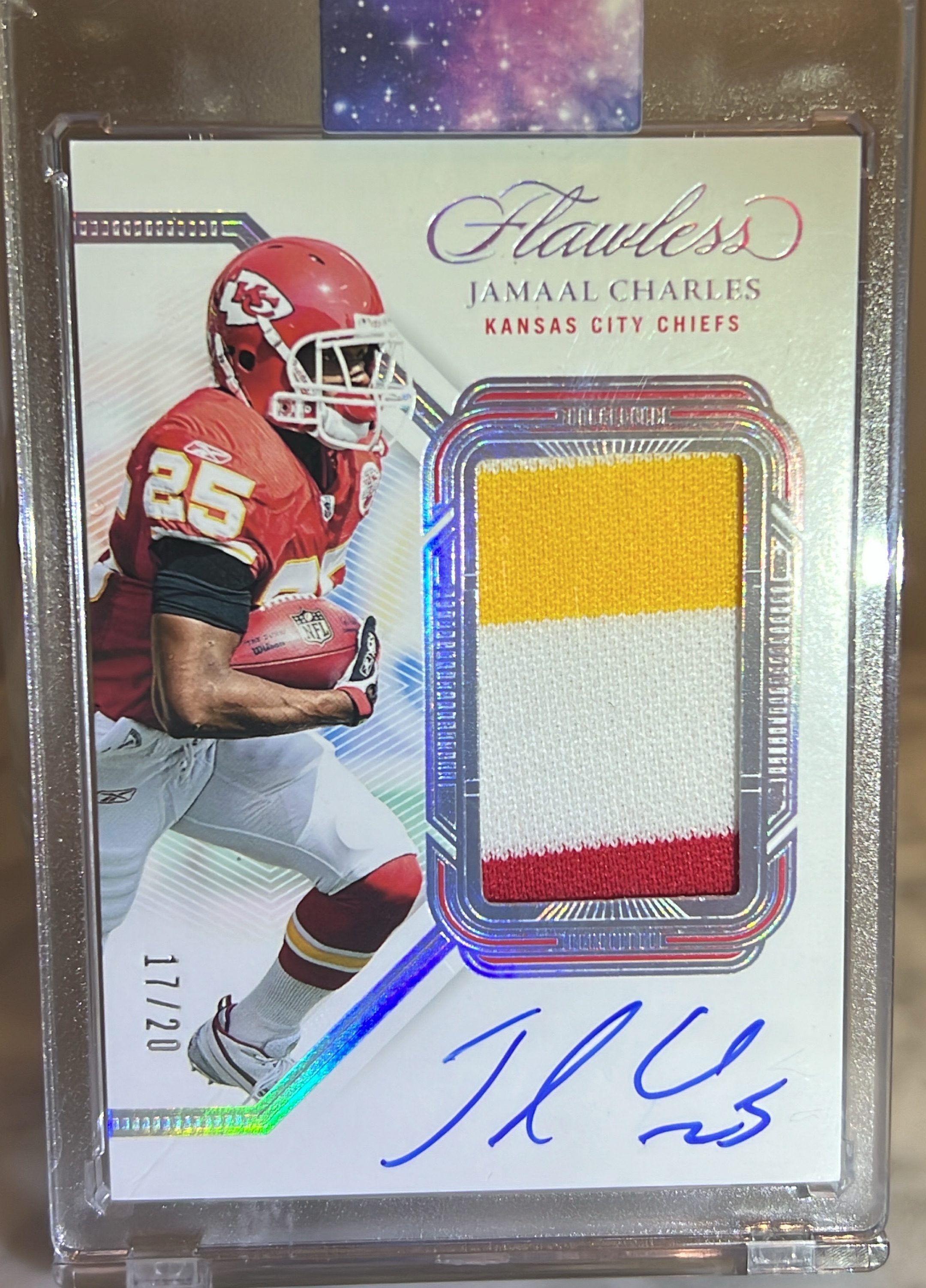 2023 Jamaal Charles 2023 Panini Flawless Jamaal Charles Patch Auto /20 ...