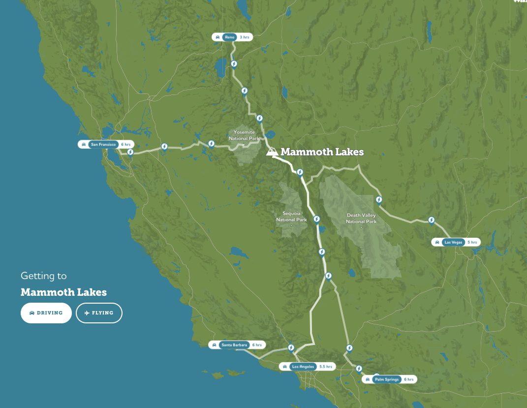 Mammoth Lakes Wander Map